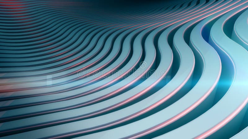 Wave Band Abstract Background Surface Stock Illustration - Illustration ...