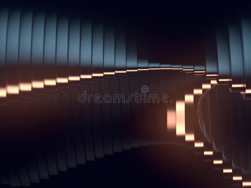Wave Band Abstract Background Surface 3d Rendering Stock Illustration ...