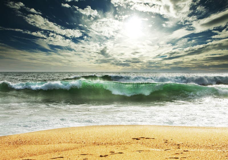 Wave stock image. Image of wave, resort, madeira, surf - 54194739