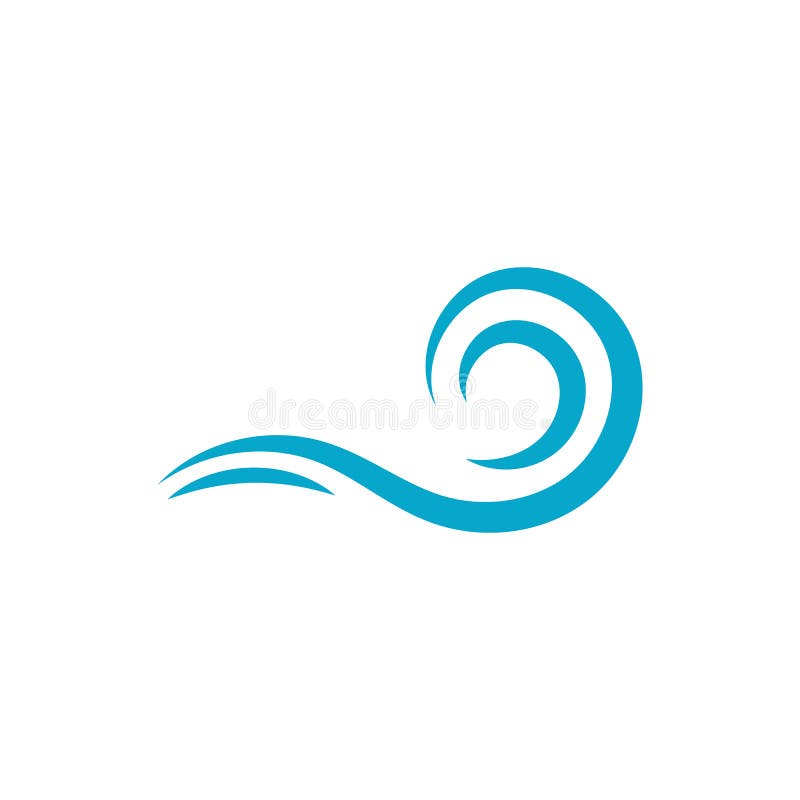 Wave Beach Logo Design Vector Illustration Template Stock Vector ...