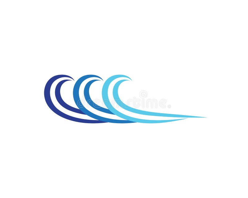 Wave Beach Logo and Symbols Icons Stock Vector - Illustration of curve ...