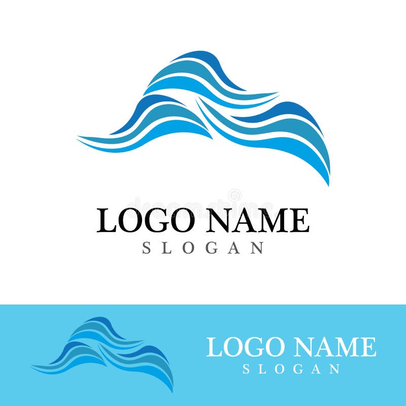 Wave Beach Vector Illustration Design Stock Vector - Illustration of ...