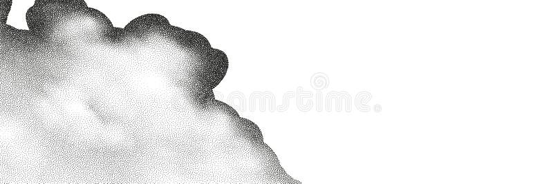 A Wave of Black Dots with a Sandy Texture. an Abstract, Grainy ...