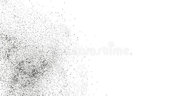 A Wave of Black Dots with a Sandy Texture. an Abstract, Grainy ...