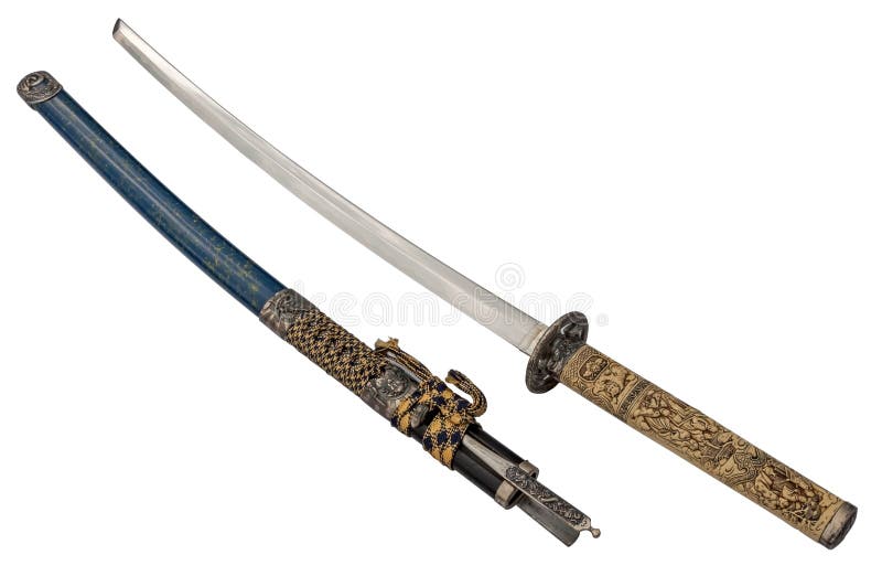 Wave Blade Katana Sword Isolated Stock Photo - Image of sword, isolated ...