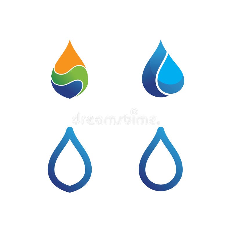 Wave Blue Beach Logo Und Symbole Template Icons App Stock Abbildung ...