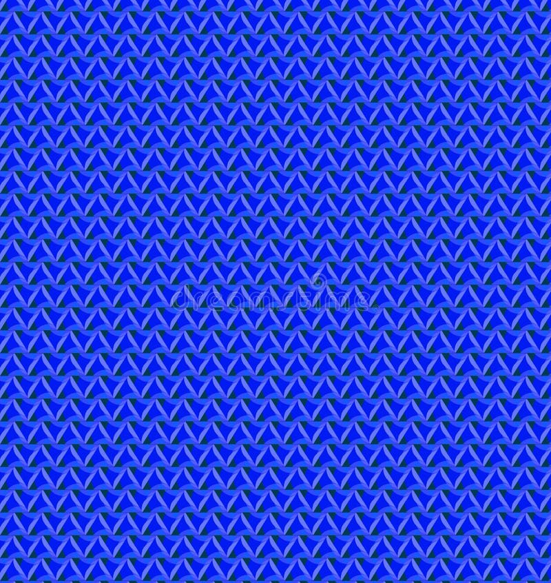 Wave Blue Color Pattern Wallpaper Stock Illustration - Illustration of ...