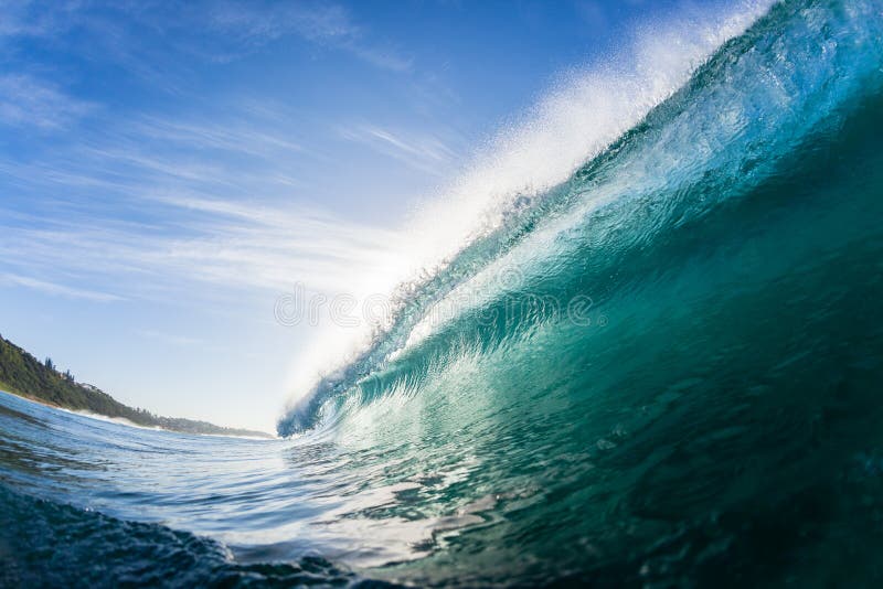 Wave Blue Inside stock photo. Image of wave, nature, crashing - 70883846