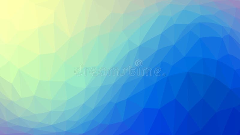The Wave of Blue Triangles. Raster Stock Illustration - Illustration of ...