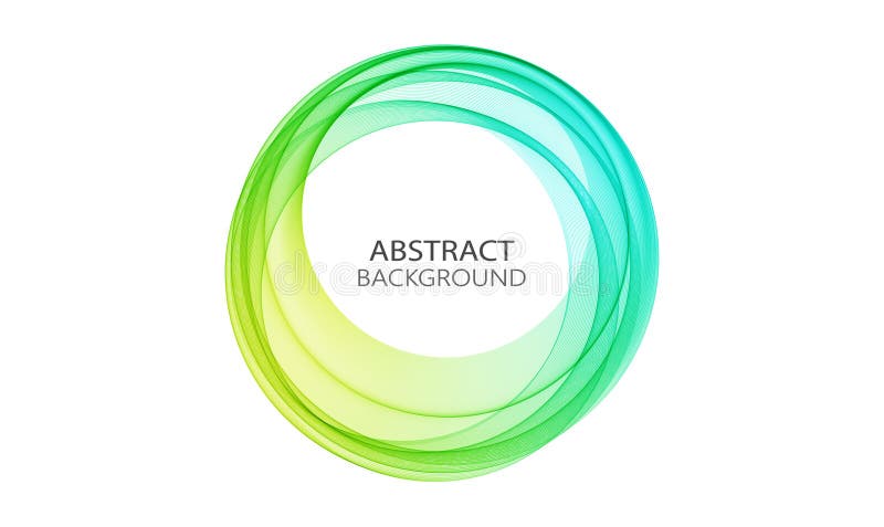 Wave Blue Yellow Frame on White Background, Design Element Stock ...