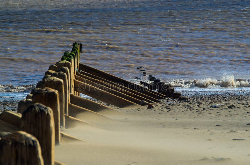 Wave breakers stock photo. Image of blue, wave, hull - 67969334