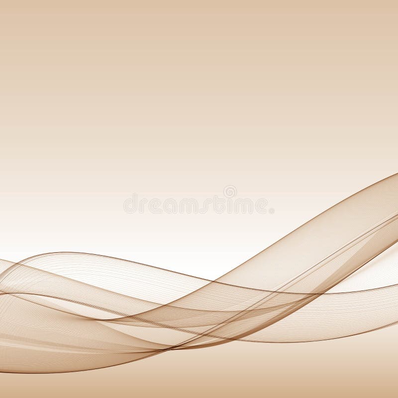 Wave Brown, Background Abstraction Vector Illustration Eps 10 Stock ...