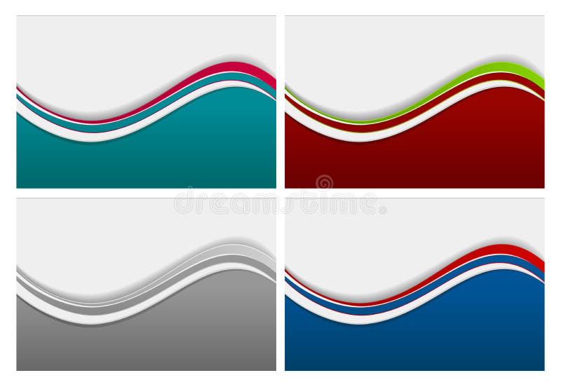 Wave card vector design stock vector. Illustration of line - 201176609