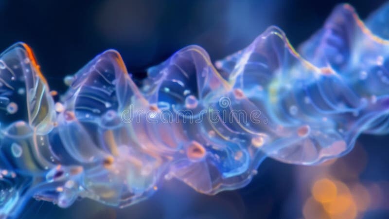 A Wave of Ciliates Pulsating in Perfect Unison Creating a Sweeping ...