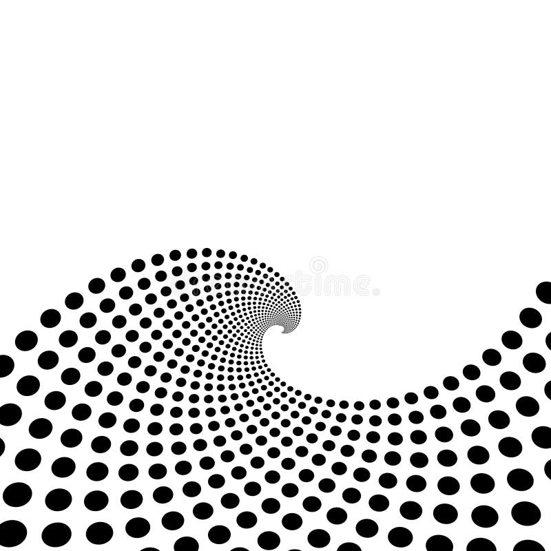 Wave Circle Background stock vector. Illustration of curl - 3362579