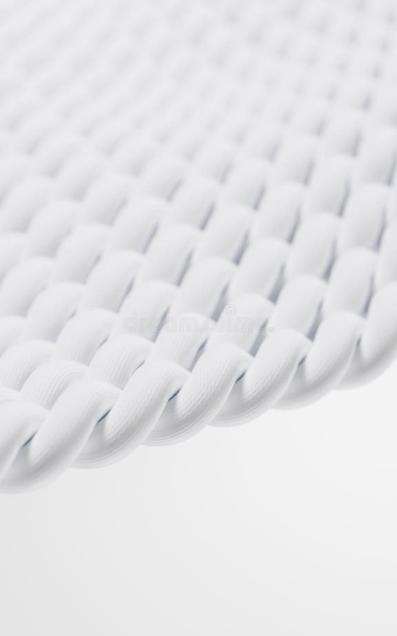 Wave Cloth with Microscopic Detail, 3d Rendering Stock Illustration ...