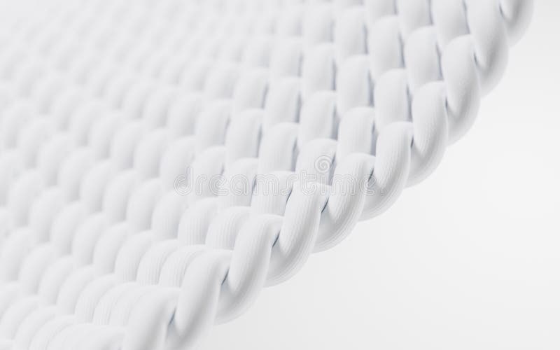 Wave Cloth with Microscopic Detail, 3d Rendering Stock Illustration ...
