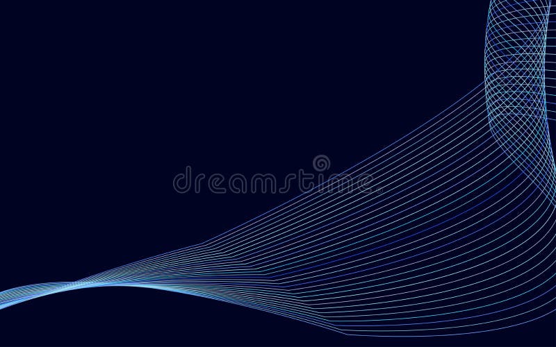 Wave of the Colorful Lines Colored Lines. High Resolution Stock Vector ...
