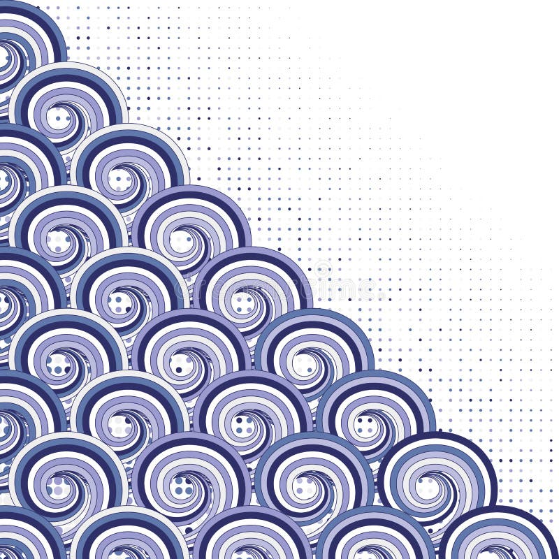 Pattern With Star Shapes In Blue And White. Stock Vector - Illustration ...