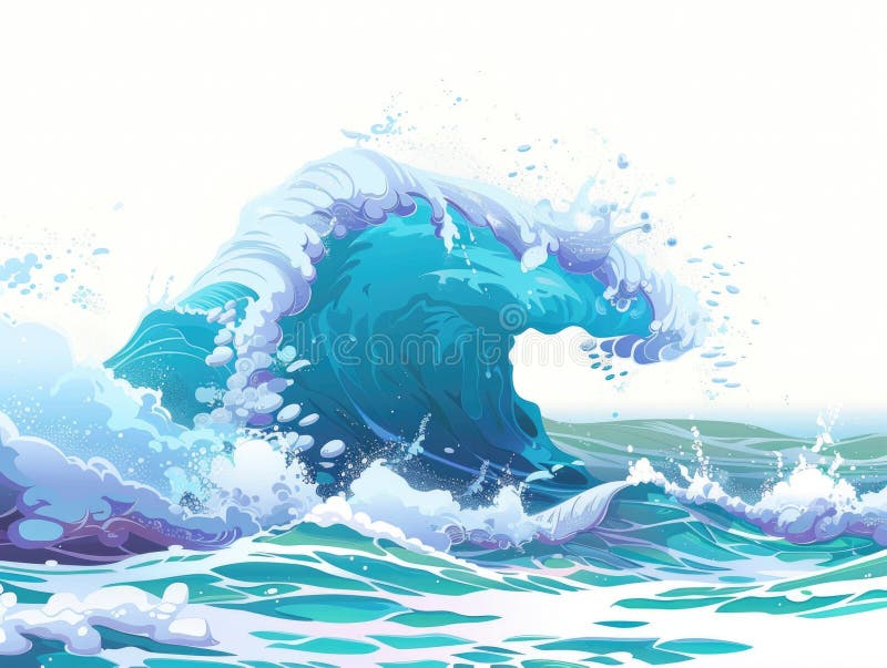 Wave Crashing on Sandy Beach Stock Photo - Image of beach, water: 382449368