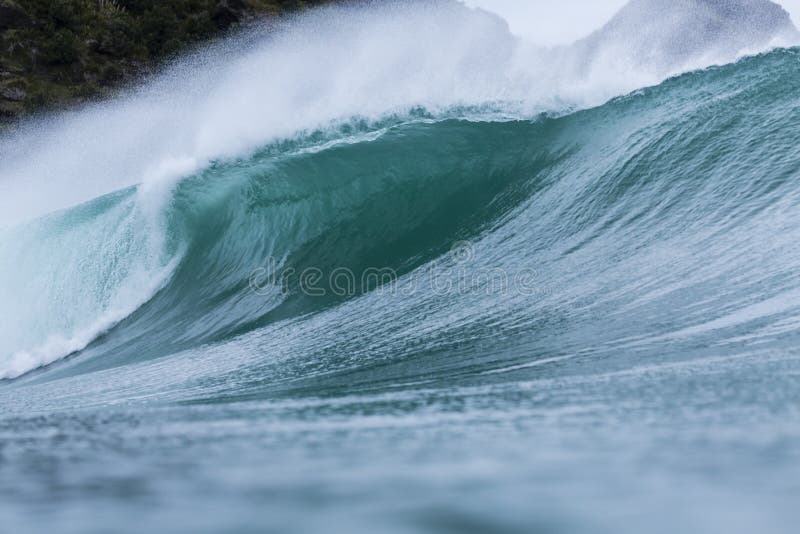 Wave Crest stock photo. Image of wave, piha, power, surf - 58374608