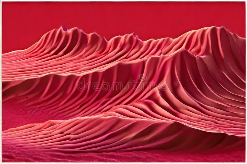 Wave Crest Six a Number Formed by Six Intersecting Wave Crests Stock ...