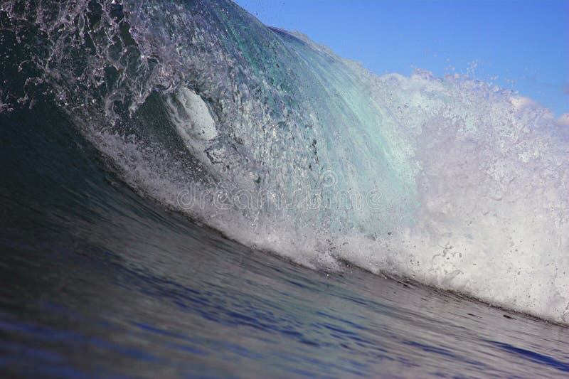 Wave Curl stock image. Image of wave, hawaiian, nautical - 7914943