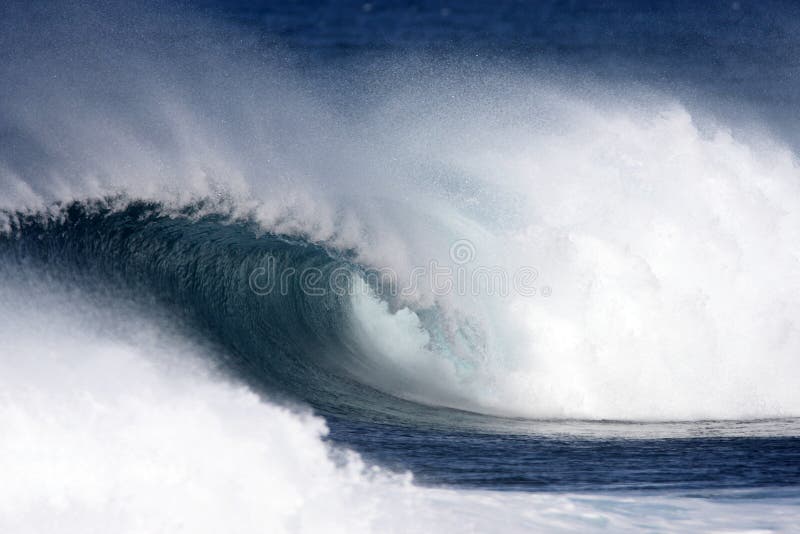 Wave Curl stock image. Image of wave, hawaiian, nautical - 7914943