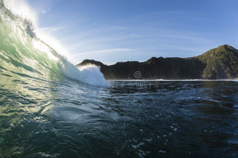 Wave Curl stock image. Image of breaker, travel, surf - 97489163