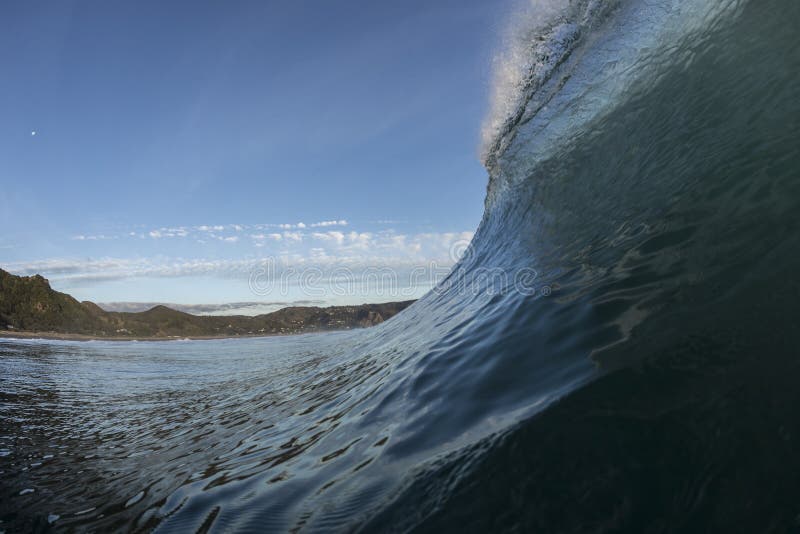 Wave Curl stock photo. Image of surf, wave, destination - 97489298