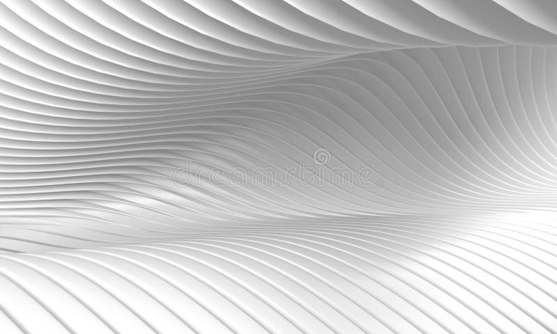 Wave Curved Abstract Background Surface Stock Illustration ...