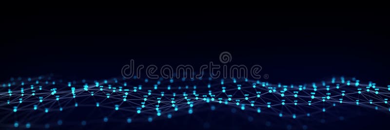 A Wave Of Cybersecurity Data Algorithms Binary Code Data Transfer