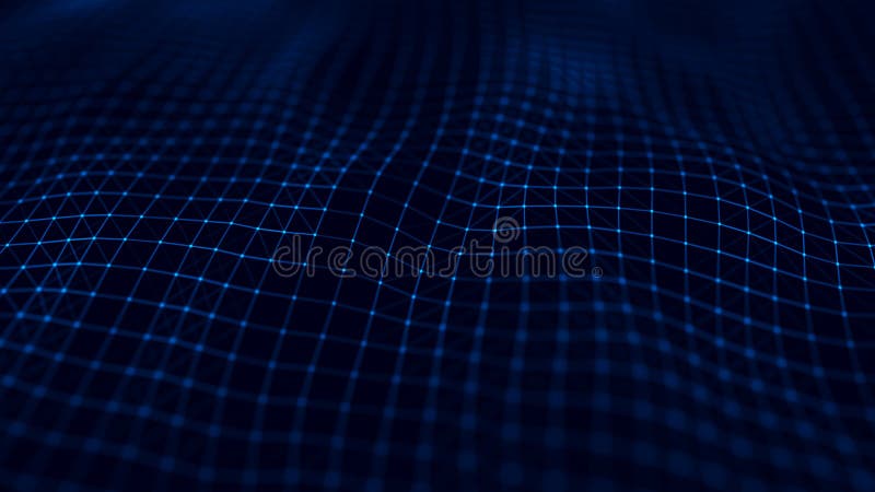 Wave 3d Abstract 3d Big Data Visualization Visual Information Complexity Plexus Affect