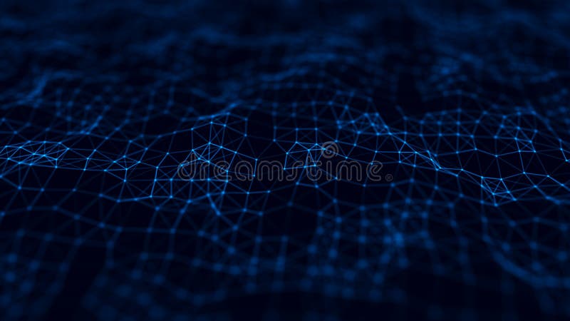 Wave 3d Abstract 3d Big Data Visualization Visual Information Complexity Plexus Affect