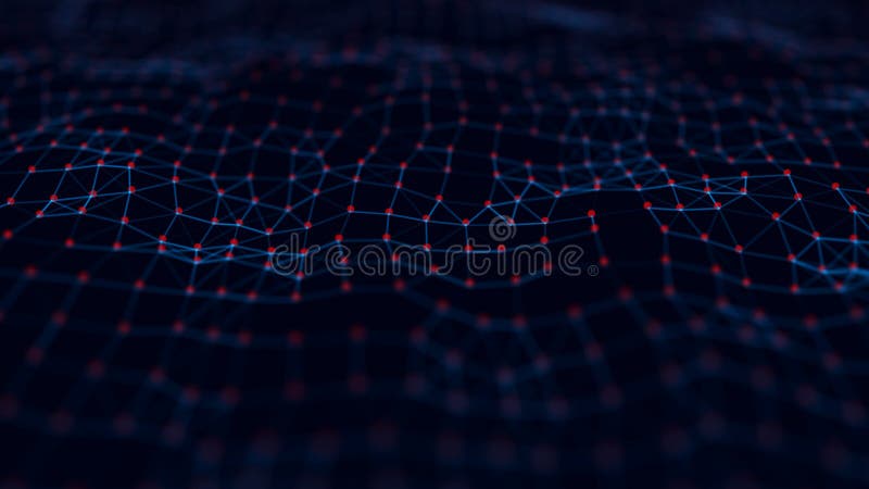 Wave 3d Abstract 3d Big Data Visualization Visual Information Complexity Plexus Affect