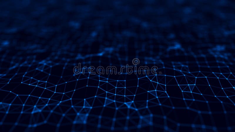 Wave 3d Abstract 3d Big Data Visualization Visual Information Complexity Plexus Affect