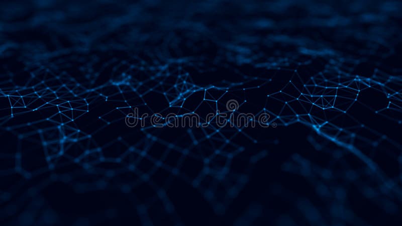 Wave 3d Abstract 3d Big Data Visualization Visual Information Complexity Plexus Affect