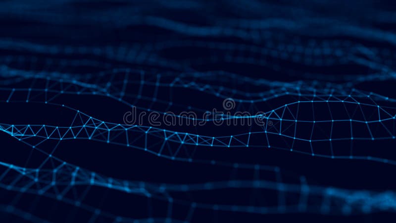 Wave 3d Abstract 3d Big Data Visualization Visual Information Complexity Plexus Affect