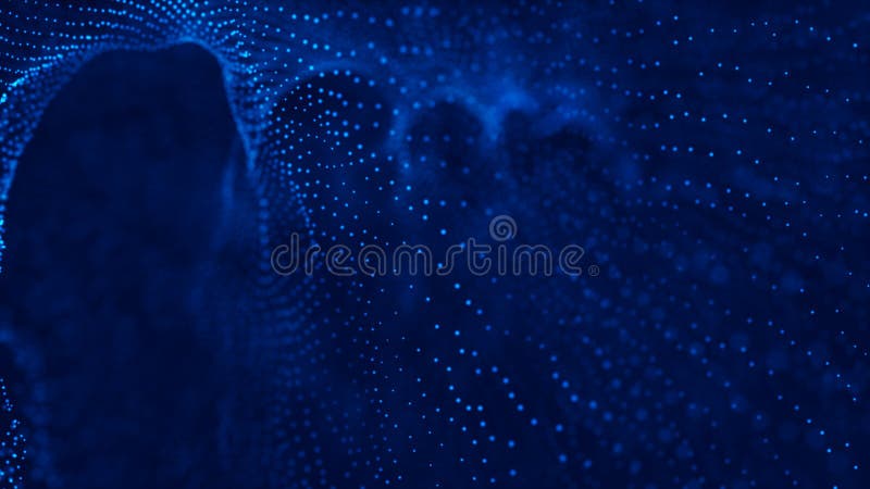 Wave 3d. Big Data Visualization. Data Technology Background. Abstract Background. 3d Rendering ...