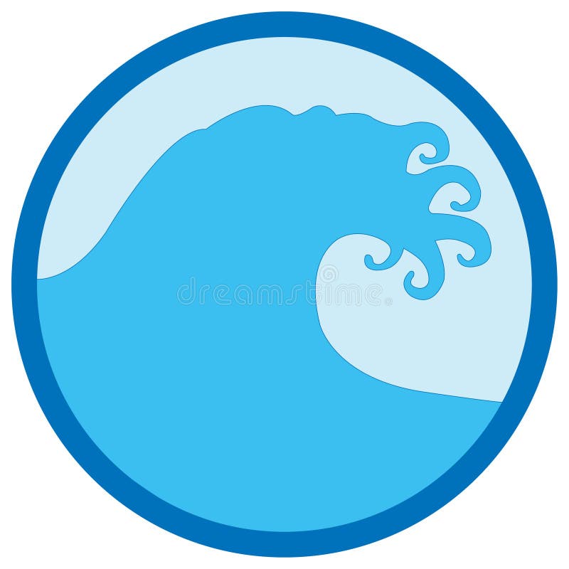 Wave Design stock vector. Illustration of serenity, water - 3619537