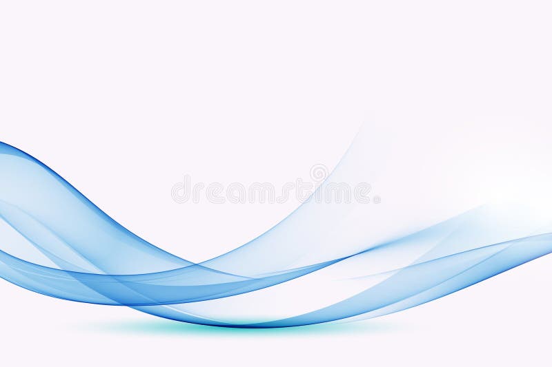 Wave Design Blue Transparent Lines,abstract Wave Flow. Stock Vector ...