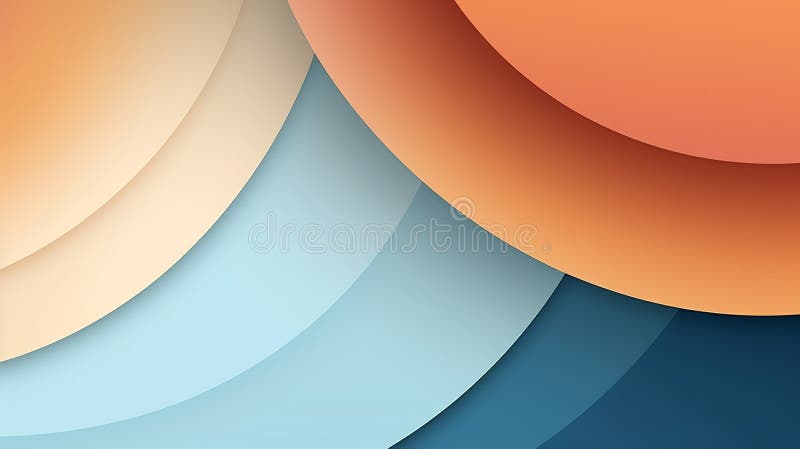 Layered Design in Wave and Line Concept in Multiple Colors. Stock ...