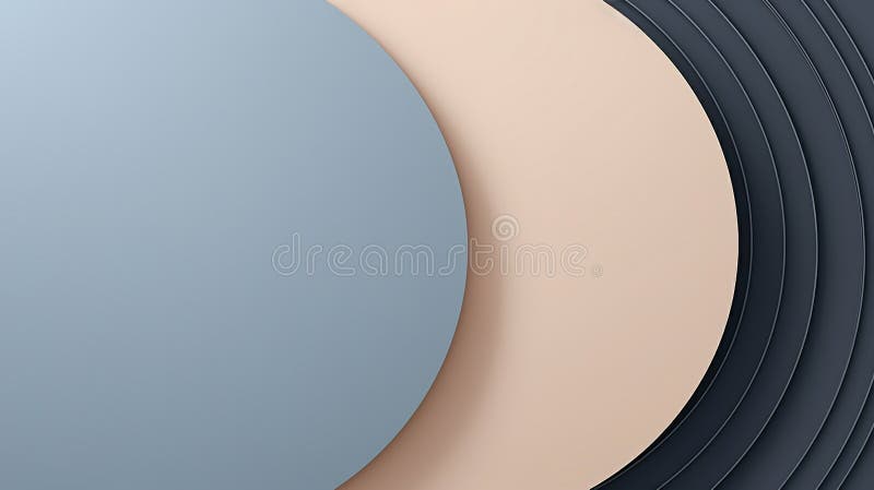 Layered Design in Wave and Line Concept in Multiple Colors. Stock ...