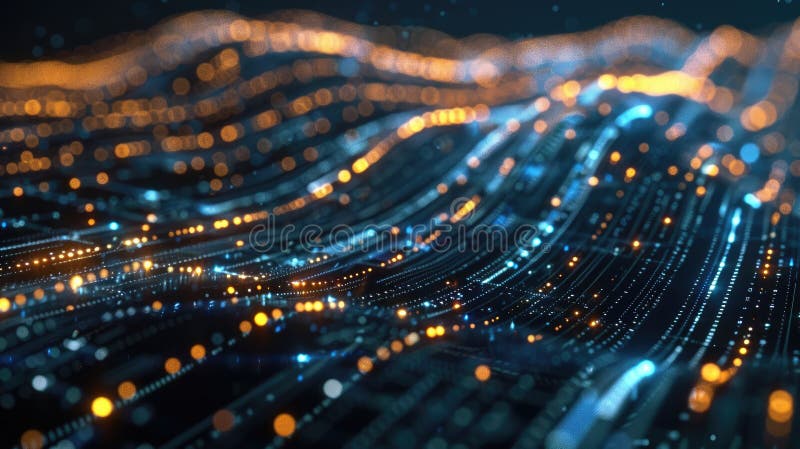 Wave of Digital Data, Fast Information for Abstract Background ...