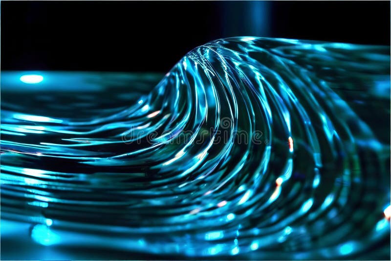 Wave Distortion the Hologram is Distor New Beautiful Stock Illustration ...