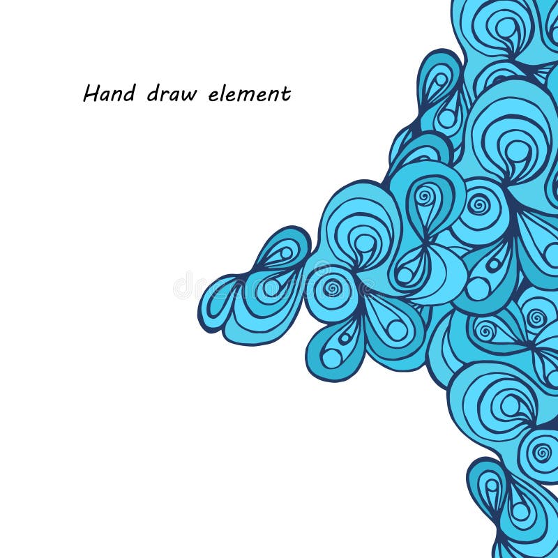 Wave element stock vector. Illustration of curly, ocean - 48925607