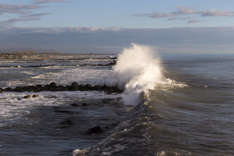 Wave exploding stock image. Image of fuerteventura, travel - 60941935