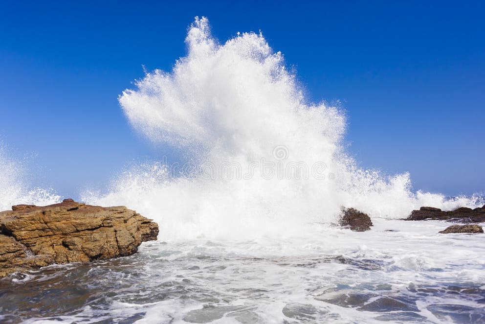 Wave Exploding Water stock image. Image of white, ocean - 60864303
