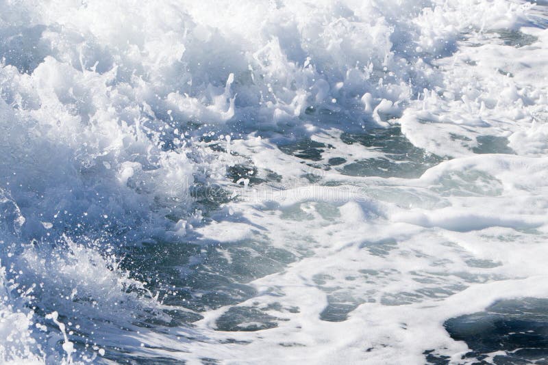 Wave of a Ferry Ship on the Open Ocean Stock Photo - Image of rear ...