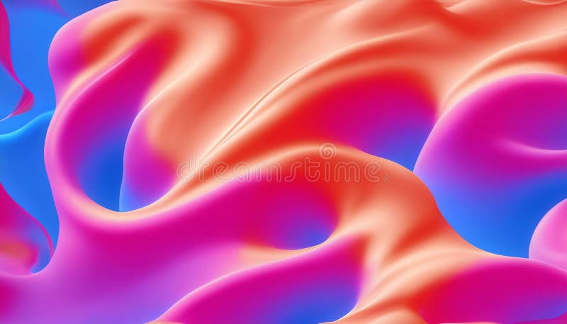 Wave Fluid Abstract Background. Swirl Flow Liquid Lines. Gel Texture ...